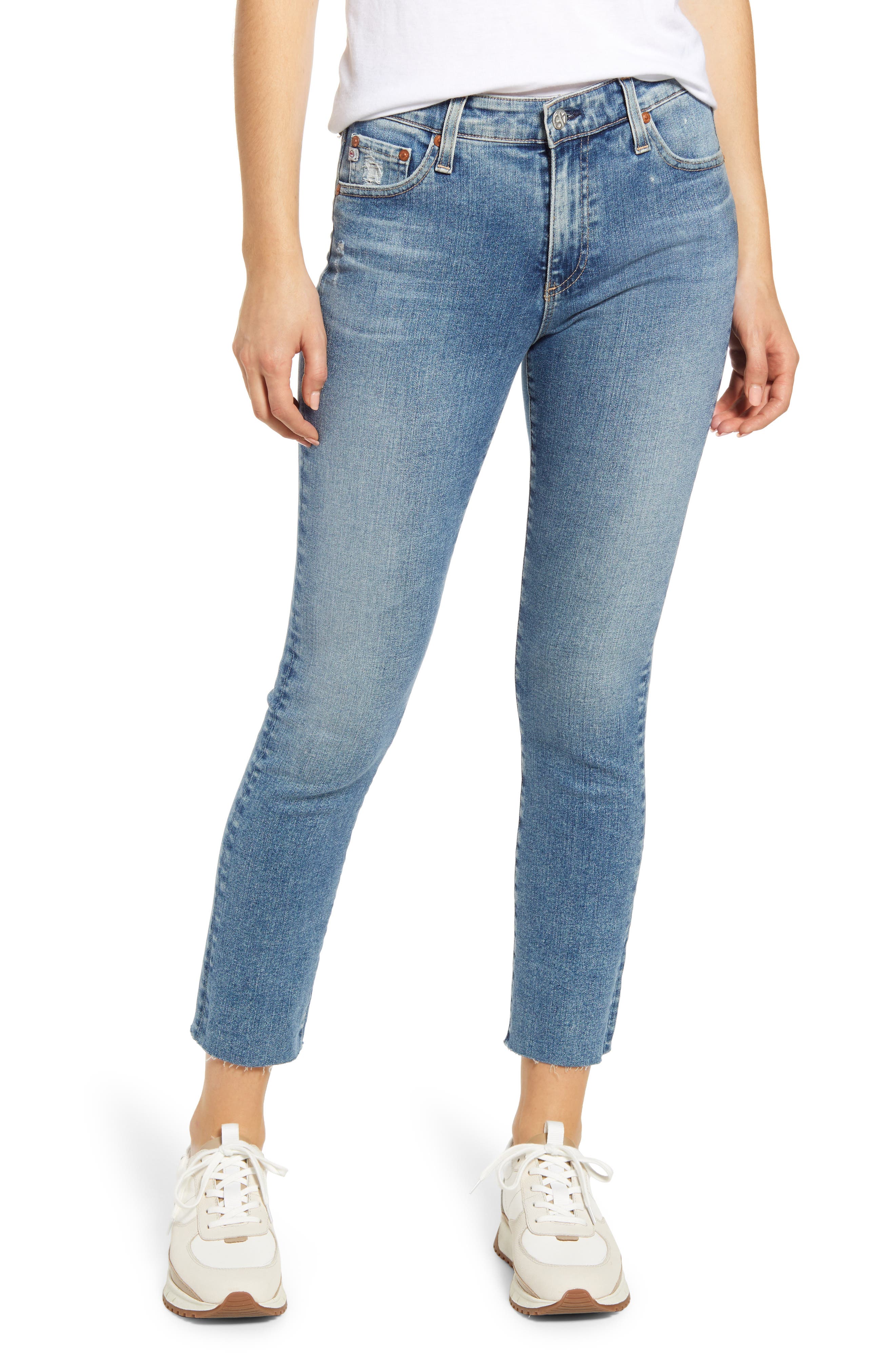 AG Mari High Waist Crop Jeans | Nordstromrack
