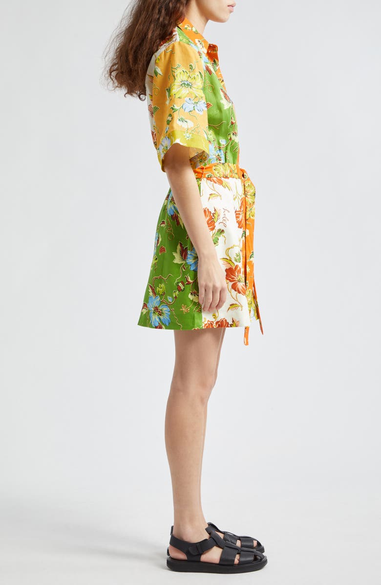 ALEMAIS Hotel Lamu Tie Waist Mini Shirtdress | Nordstromrack