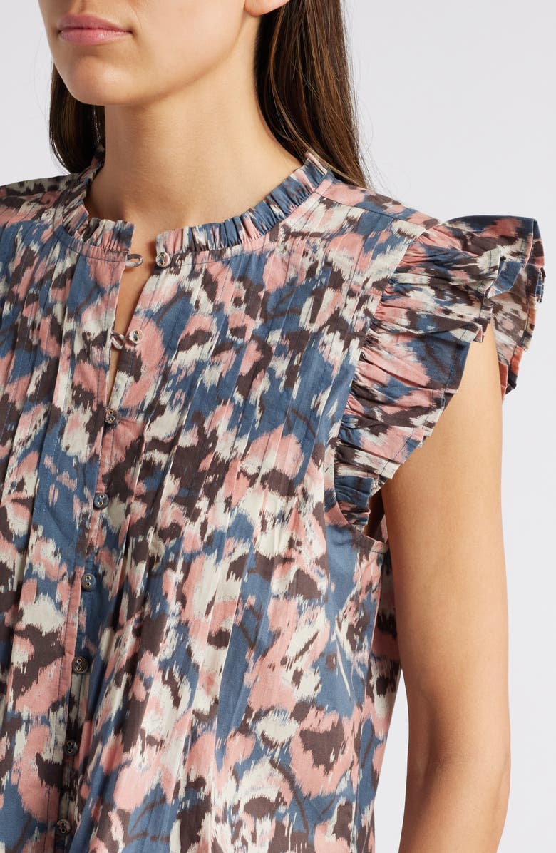 Cleobella Maritza Print Pleated Top | Nordstromrack
