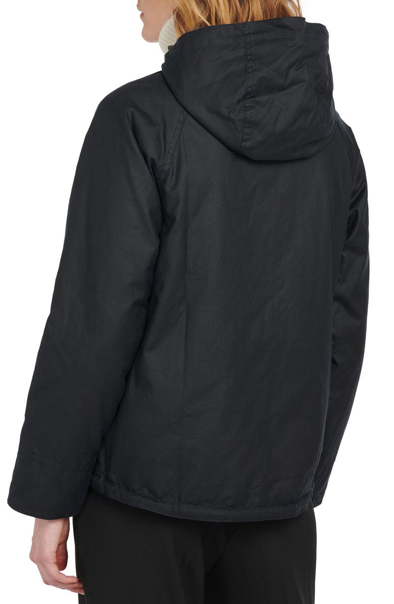 Barbour Windmere Waxed Cotton Hooded Jacket | Nordstromrack