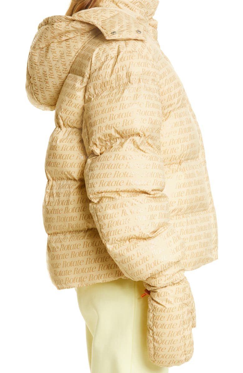 ROTATE Tina Puffer Jacket with Mittens | Nordstrom
