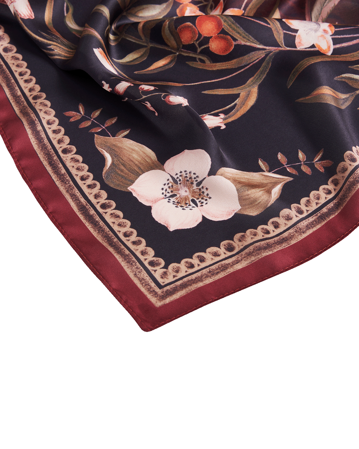 Fable England Aurora Tales Peach Square Scarf | Nordstrom