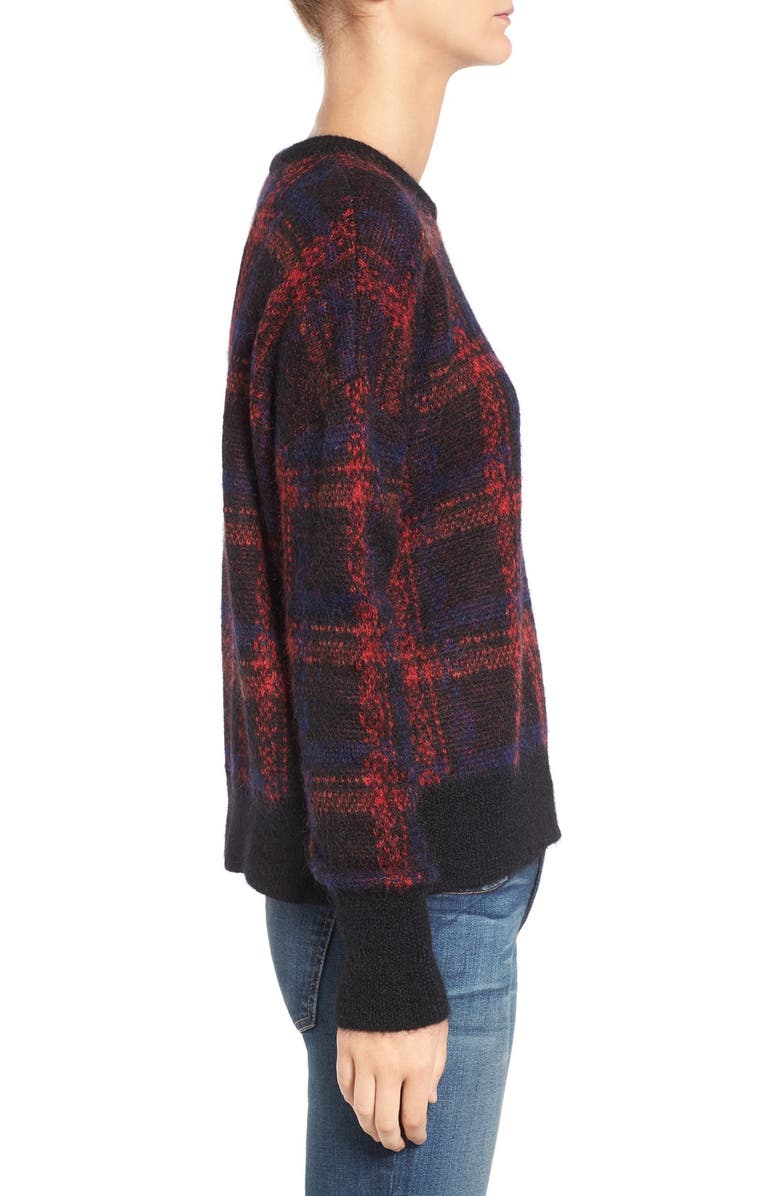 Current/Elliott Plaid Crewneck Sweater | Nordstrom