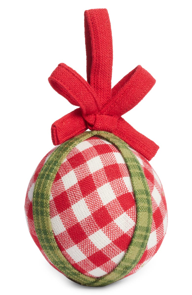 Heather Taylor Home Gingham Ball Ornament | Nordstromrack