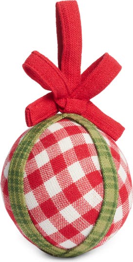 Heather Taylor Home Gingham Ball Ornament | Nordstromrack