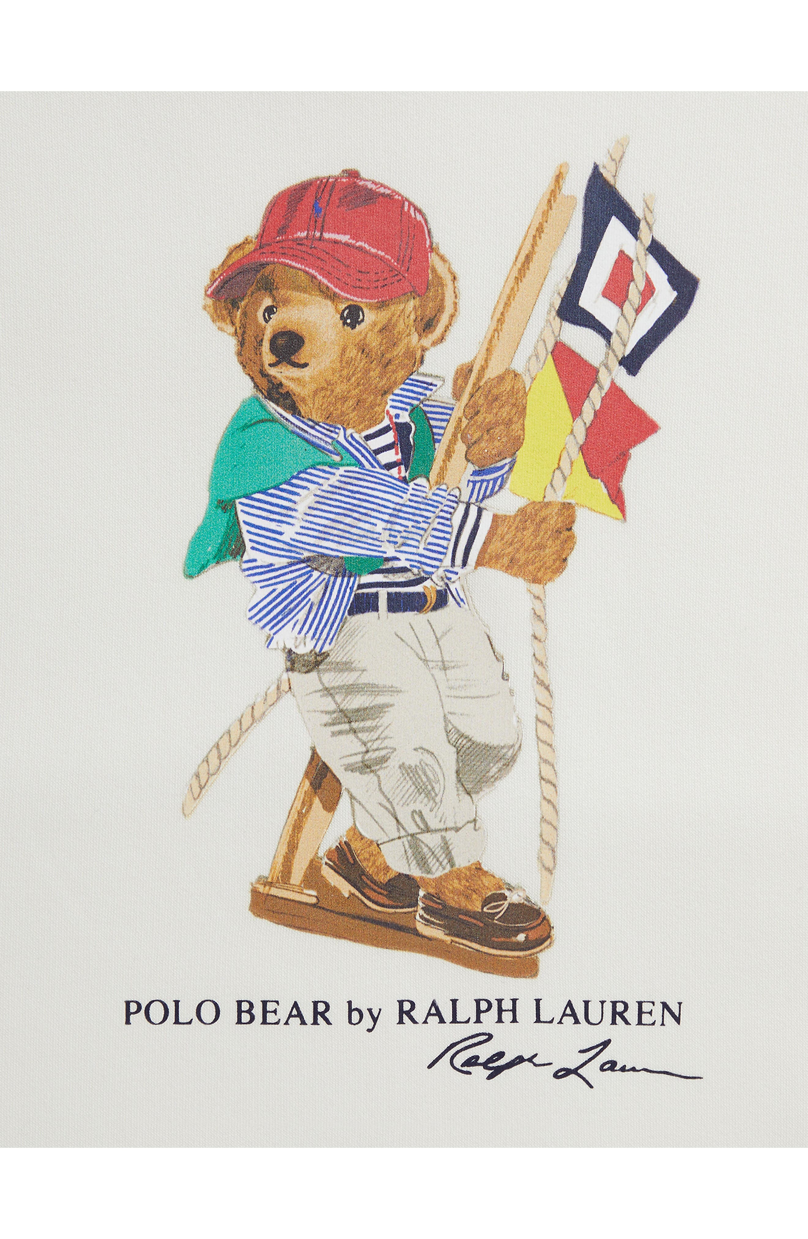 Polo Ralph Lauren Kids' Polo Bear Fleece Pullover Hoodie | Nordstrom