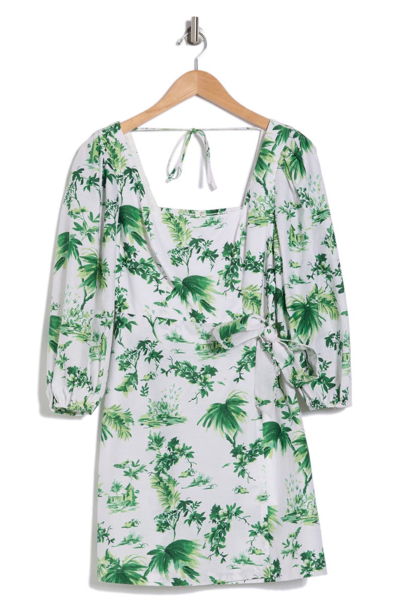 Vince Camuto Square Neck Balloon Sleeve Dress | Nordstromrack