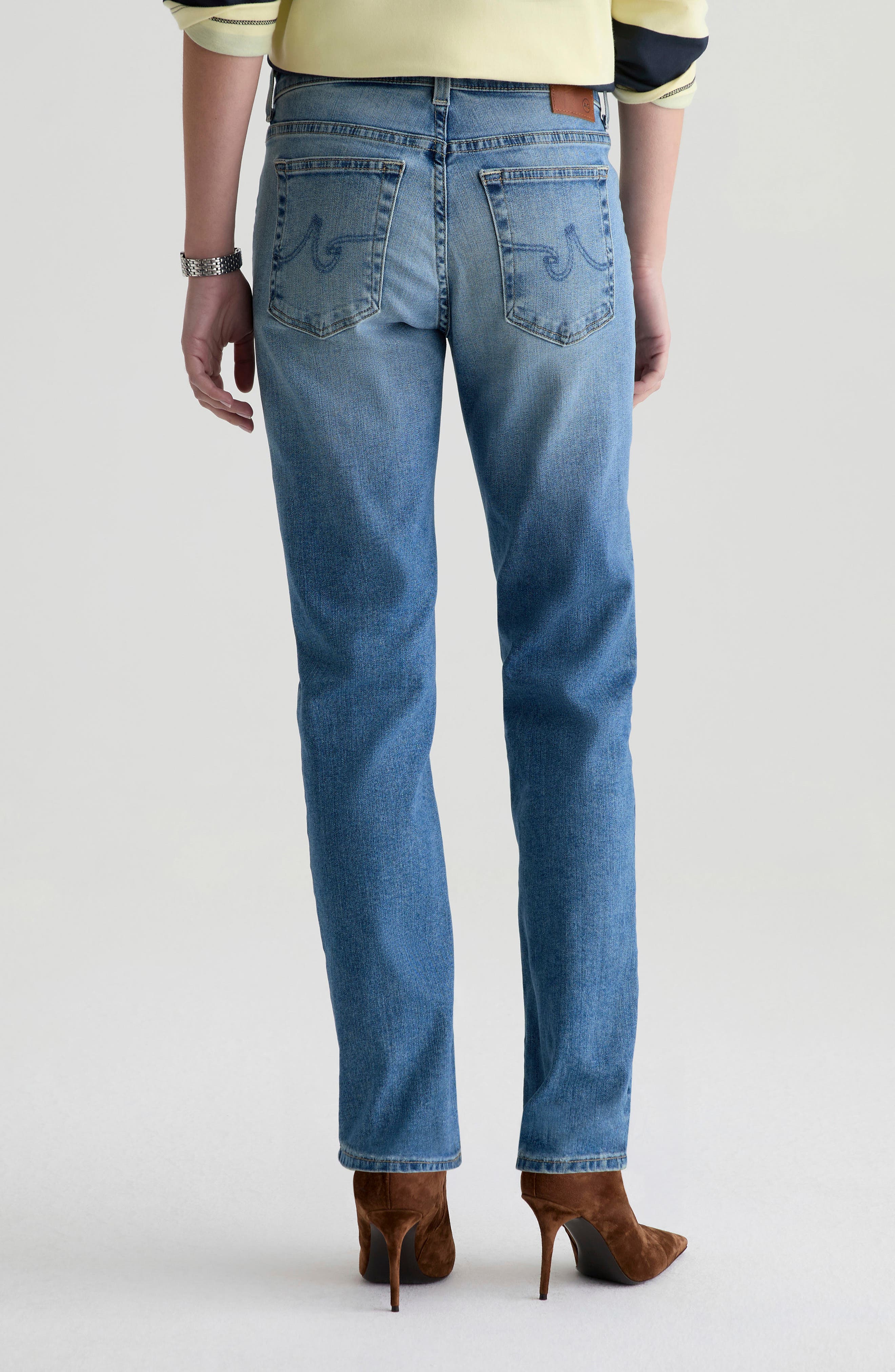 AG Sandra Low Rise Slim Straight Leg Jeans | Nordstrom