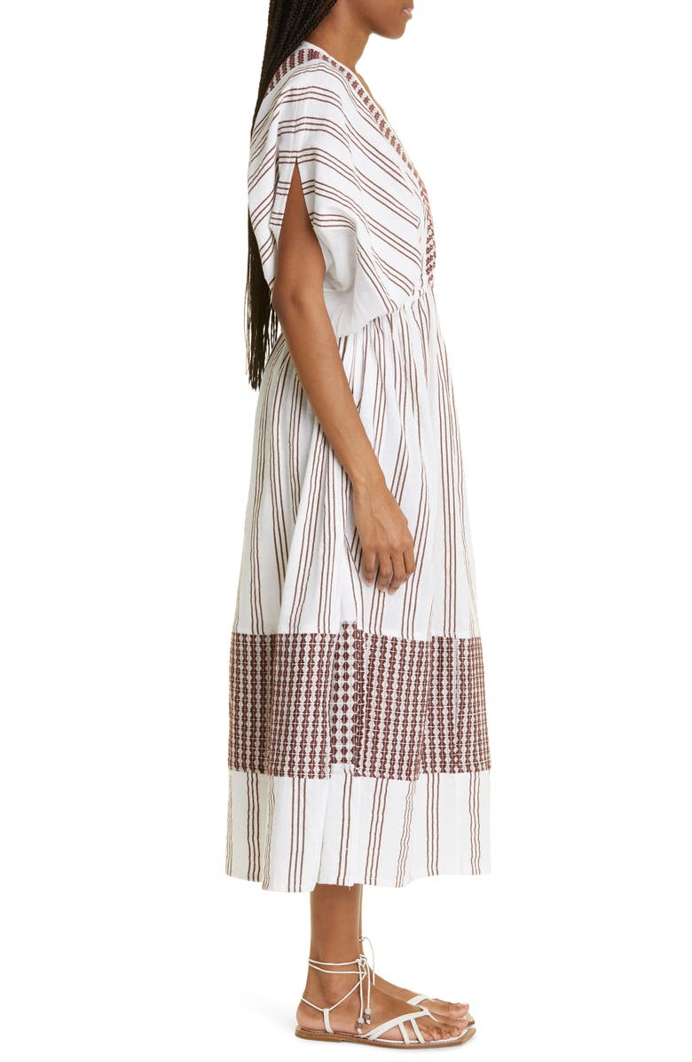 lemlem Tigist Plunge Neck Cotton Dress | Nordstromrack