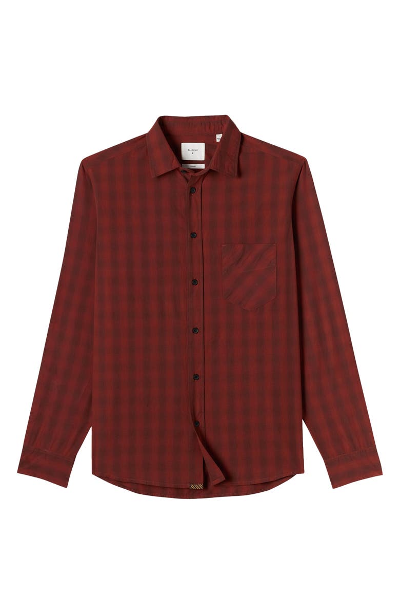 Billy Reid Tuscumbia Standard Fit Ombré Check Button-Up Shirt | Nordstrom
