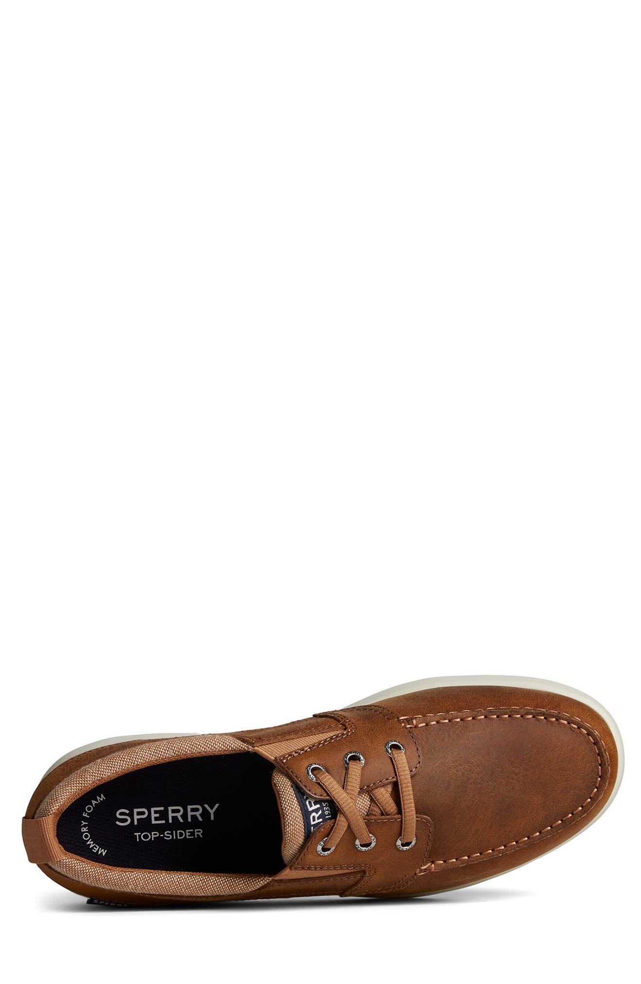 Sperry Bowrider 3-Eyelet Leather Sneaker (Men) | Nordstromrack