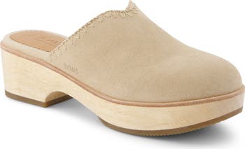 TOMS Addison Suede Clog (Women) | Nordstrom