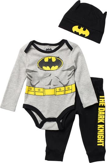 Happy Threads Batman 3-Piece Creeper Pants Set | Nordstromrack