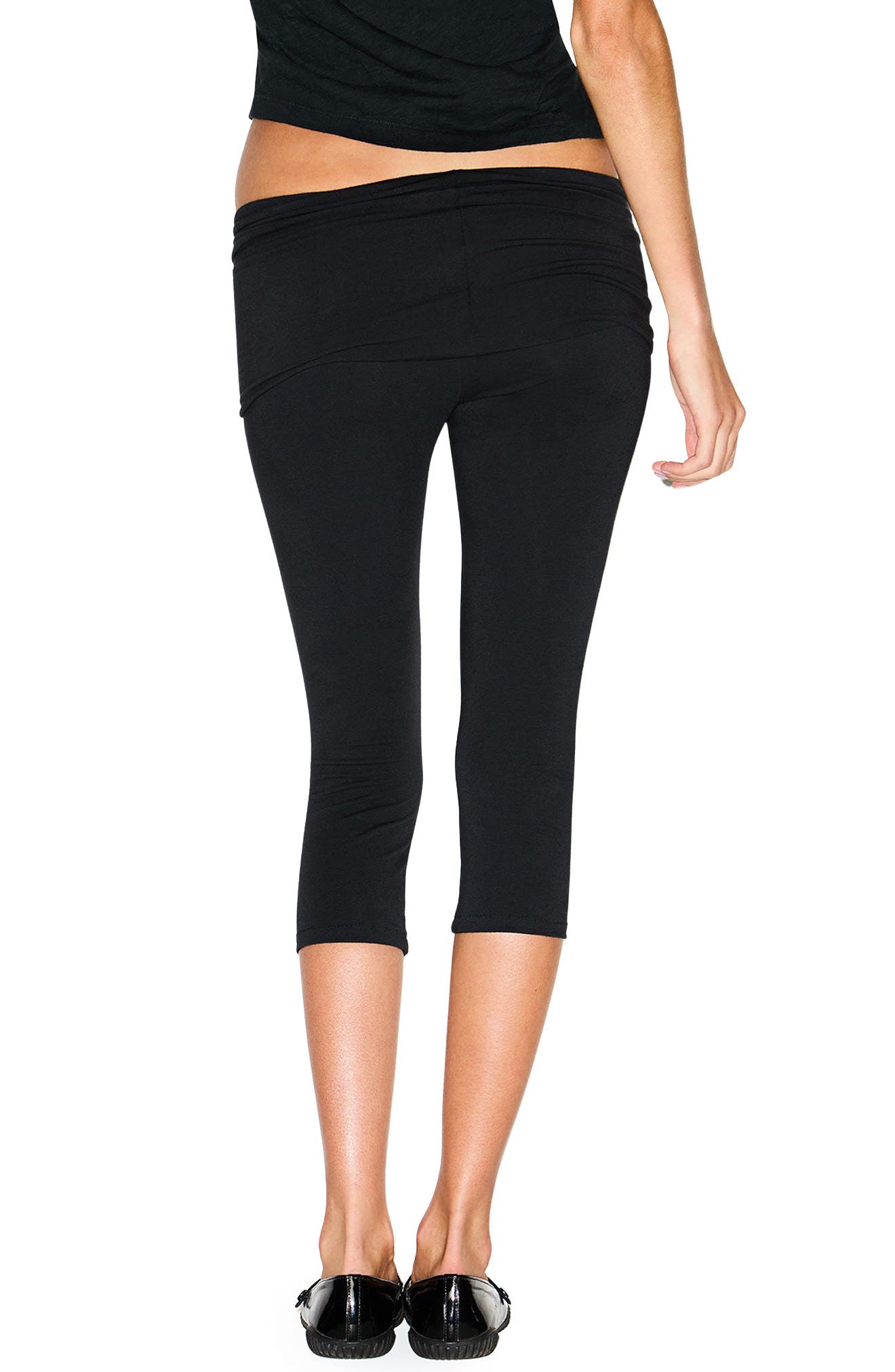 SKIMS Foldover Capri Leggings | Nordstrom