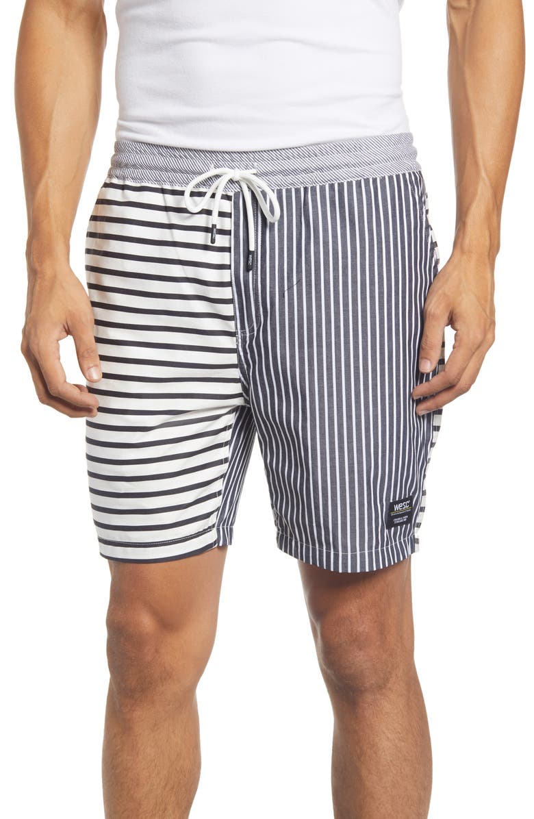WeSC Hampus Mixed Stripe Shorts | Nordstromrack