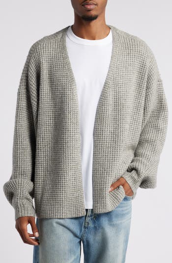 Fear of God Essentials Gender Inclusive Heavy Waffle Knit Cardigan ...