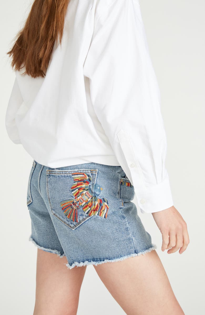 Driftwood Goldie x Folklore Denim Cut Off Shorts | Nordstromrack