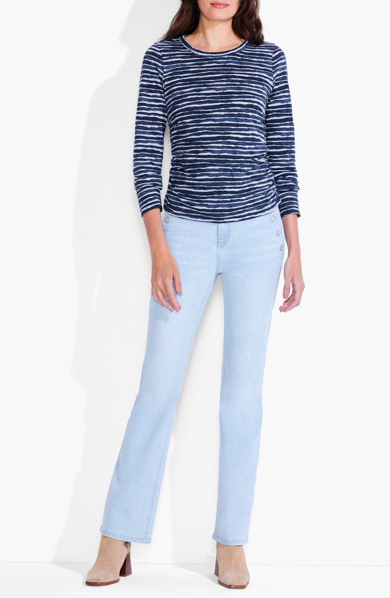 NZT by NIC+ZOE Abstract Stripe Long Sleeve Top | Nordstromrack