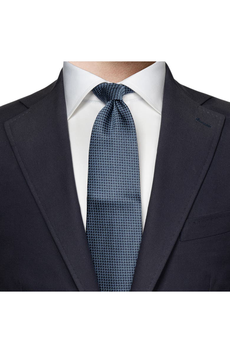 Eton Chevron Neat Silk Tie | Nordstromrack