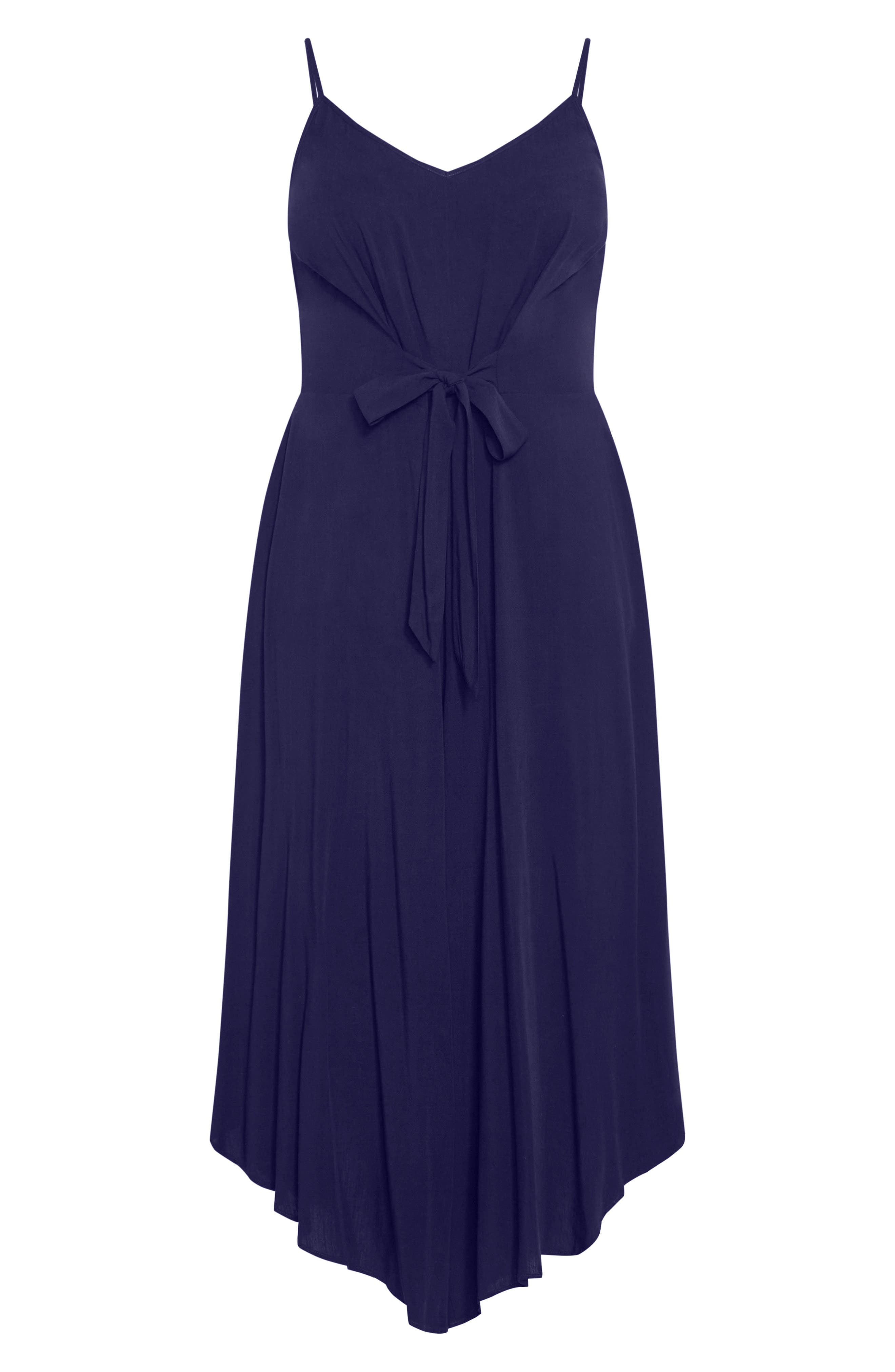 City Chic Sara Tie Waist Sleeveless Jumpsuit | Nordstromrack