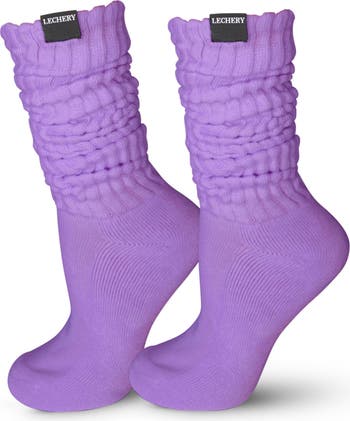 LECHERY® Gender Inclusive Scrunch Crew Socks | Nordstrom