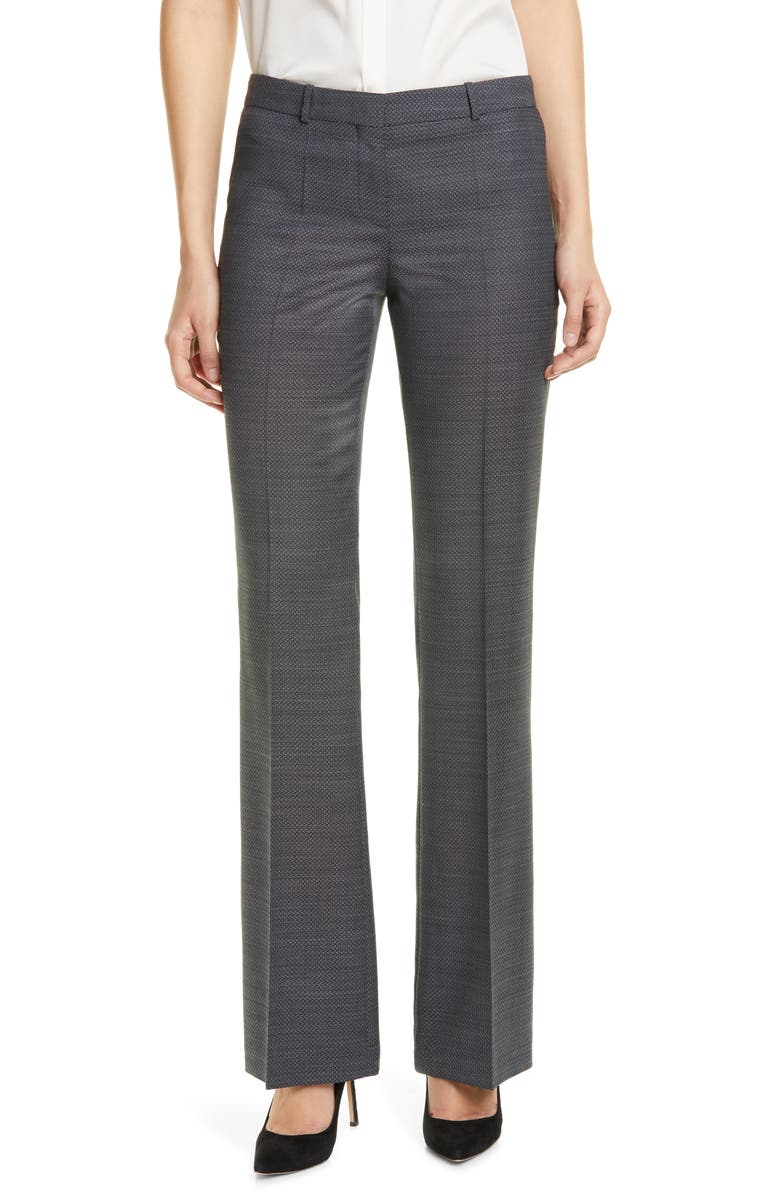 BOSS Tulea Micro Pattern Suit Trousers | Nordstrom