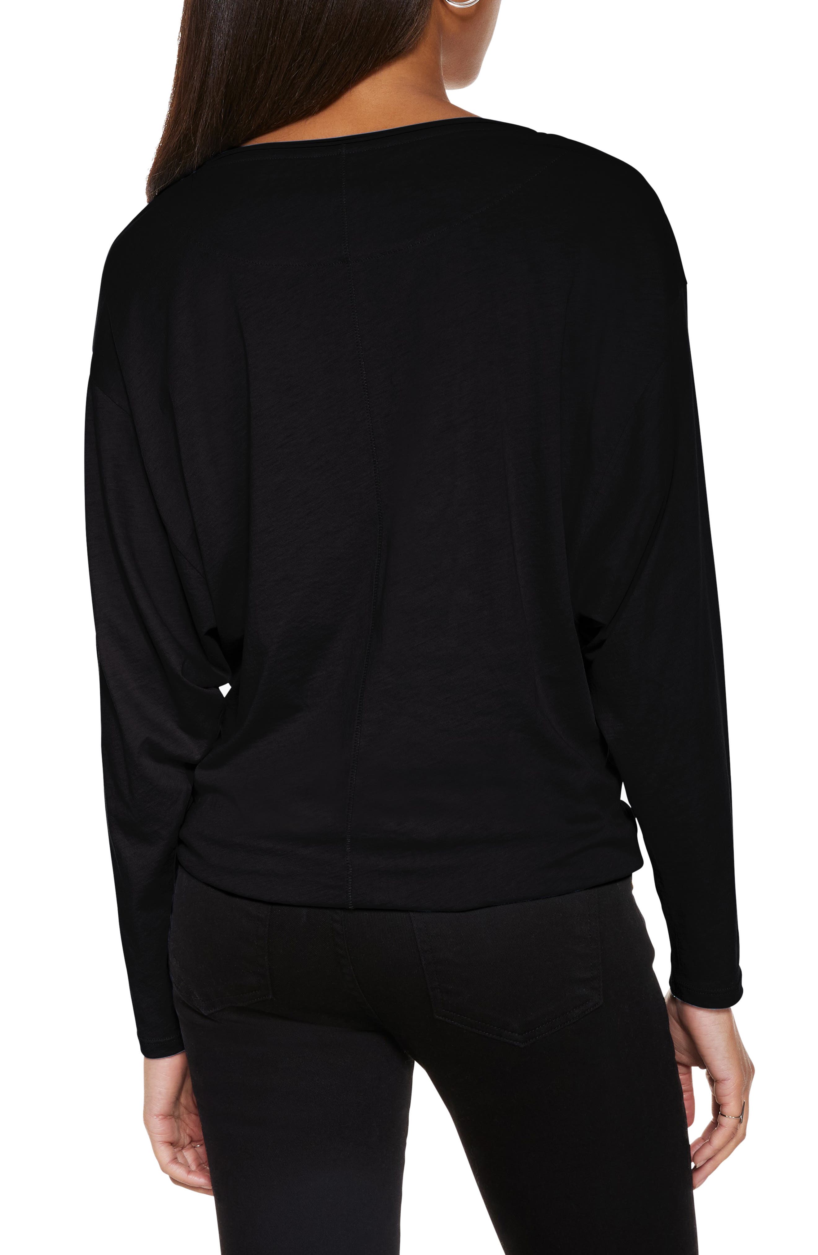 Ramy Brook Jane Cotton Boat Neck Long Sleeve Top | Nordstromrack