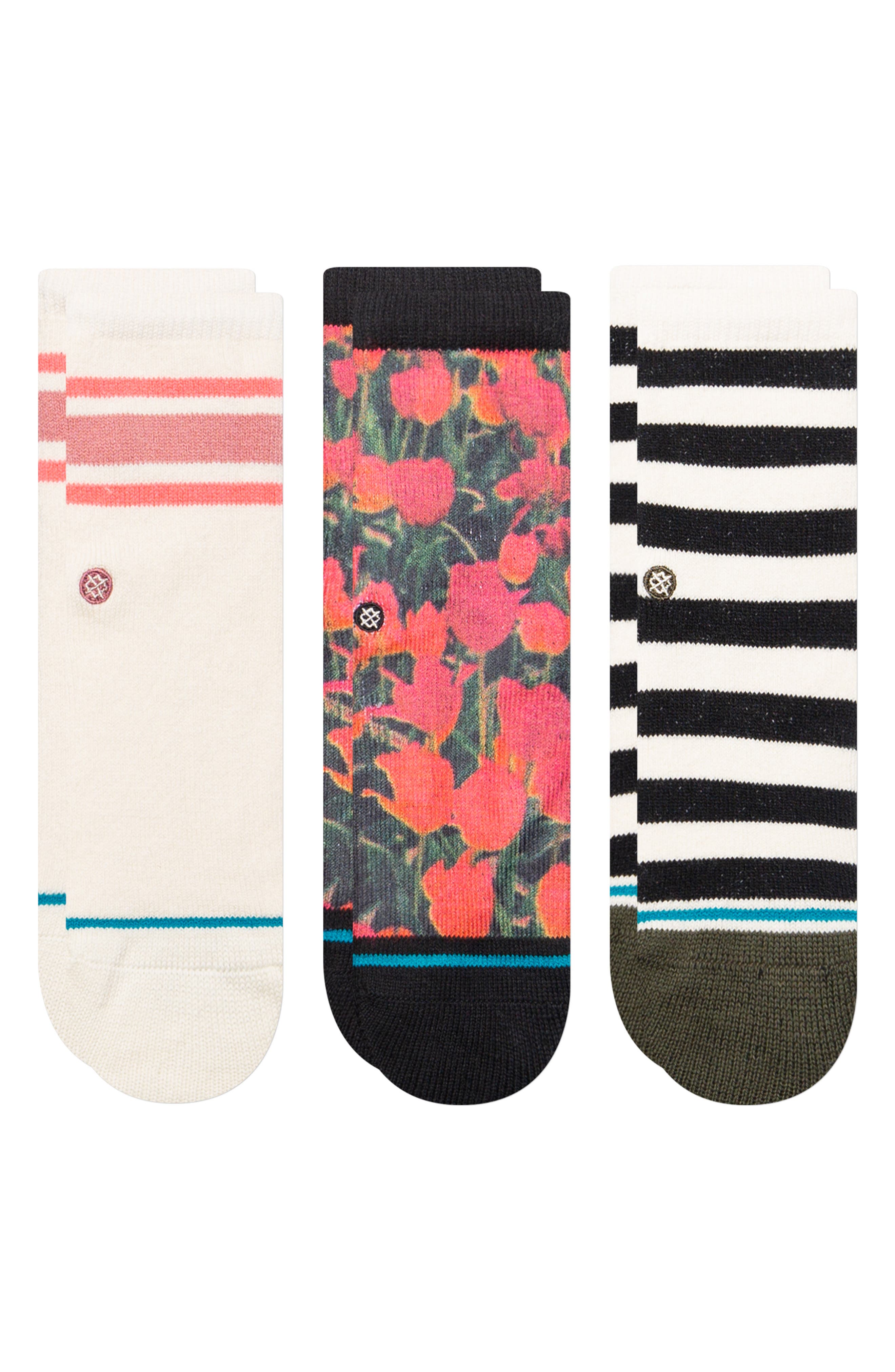 Stance Kids' Assorted 3-Pack Crew Socks | Nordstromrack