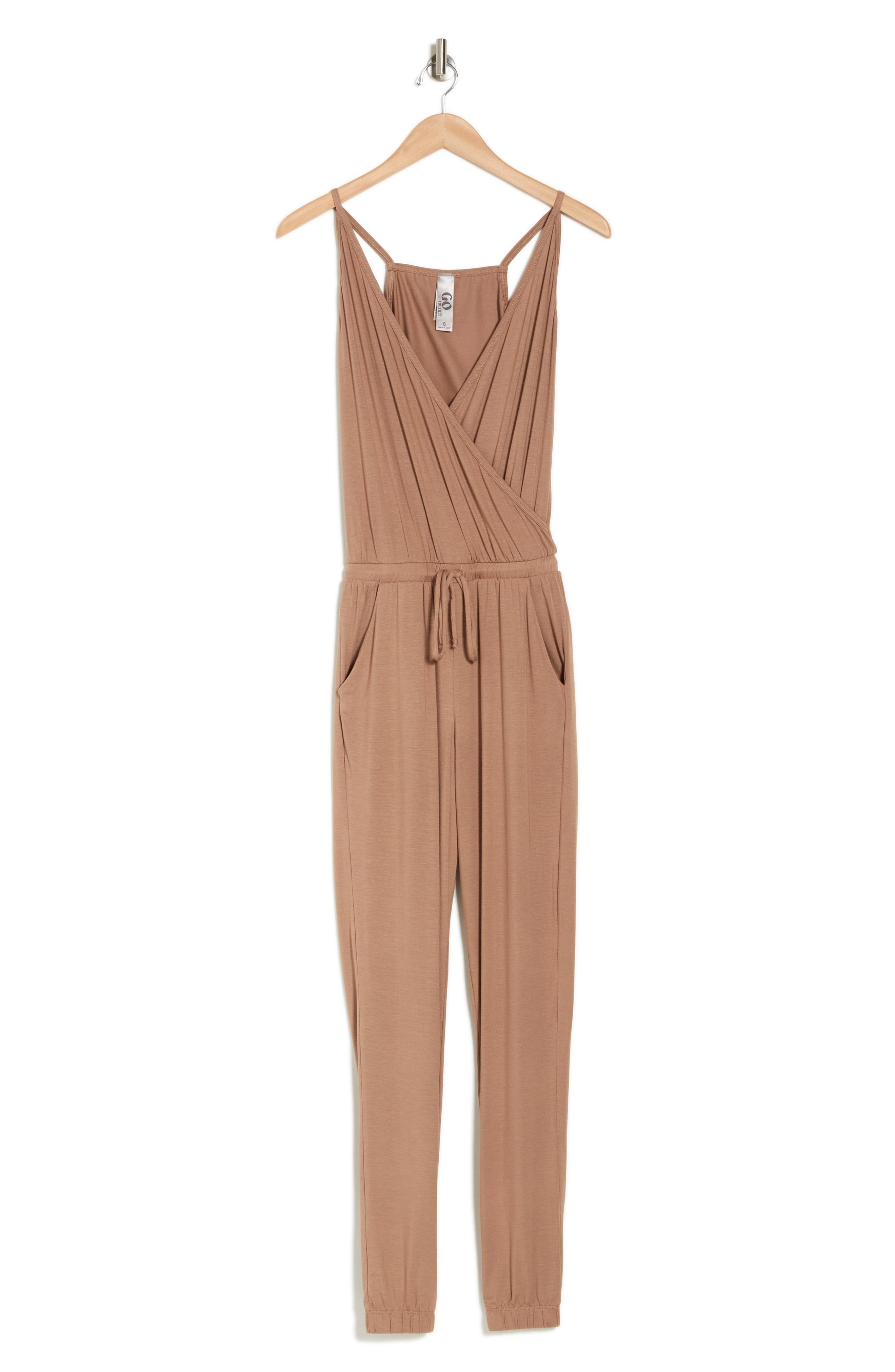 GO COUTURE Sleeveless Drawstring Waist Jumpsuit | Nordstromrack