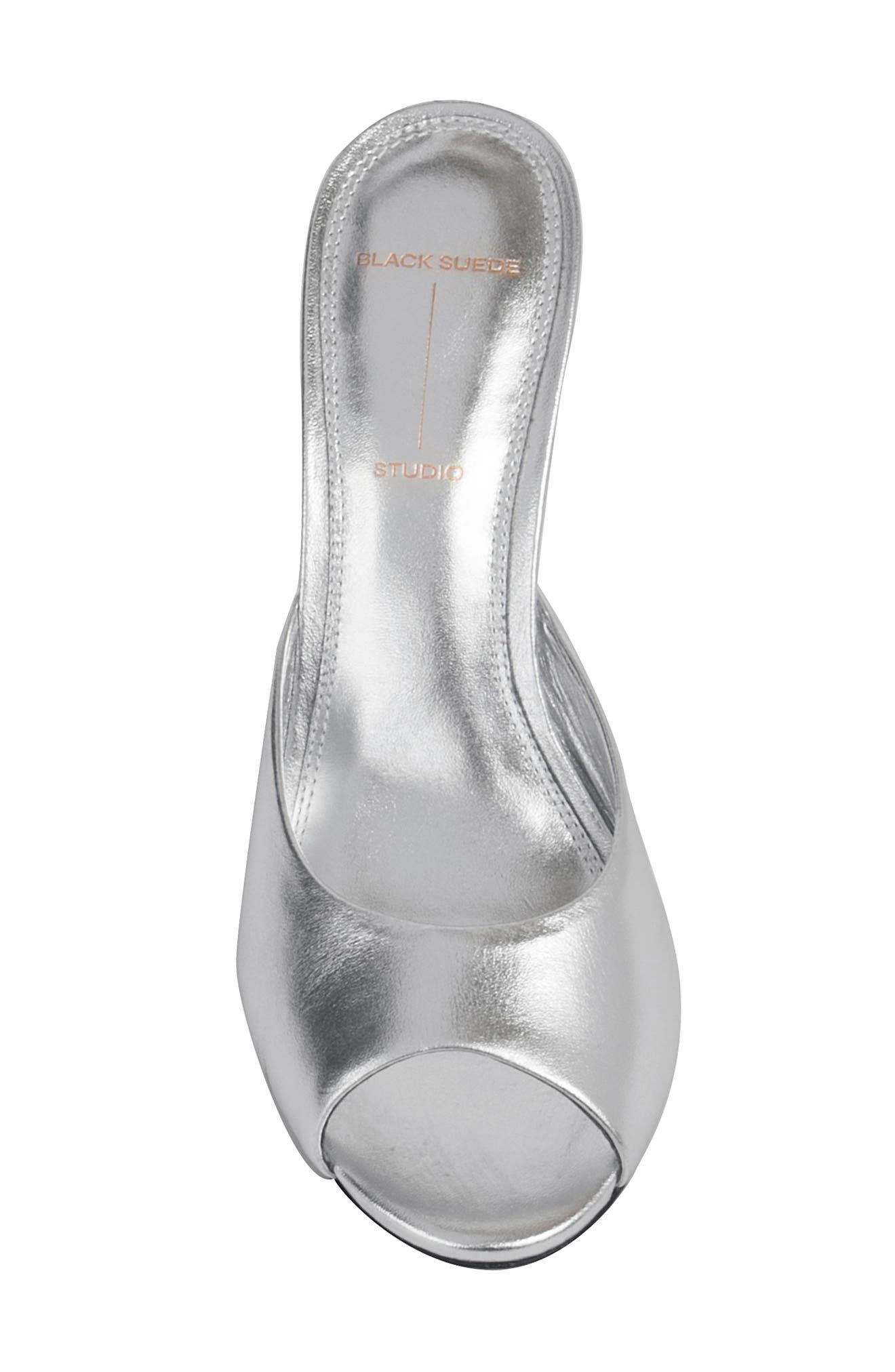 BLACK SUEDE STUDIO Alessia Metallic Stiletto Sandal (Women) | Nordstromrack