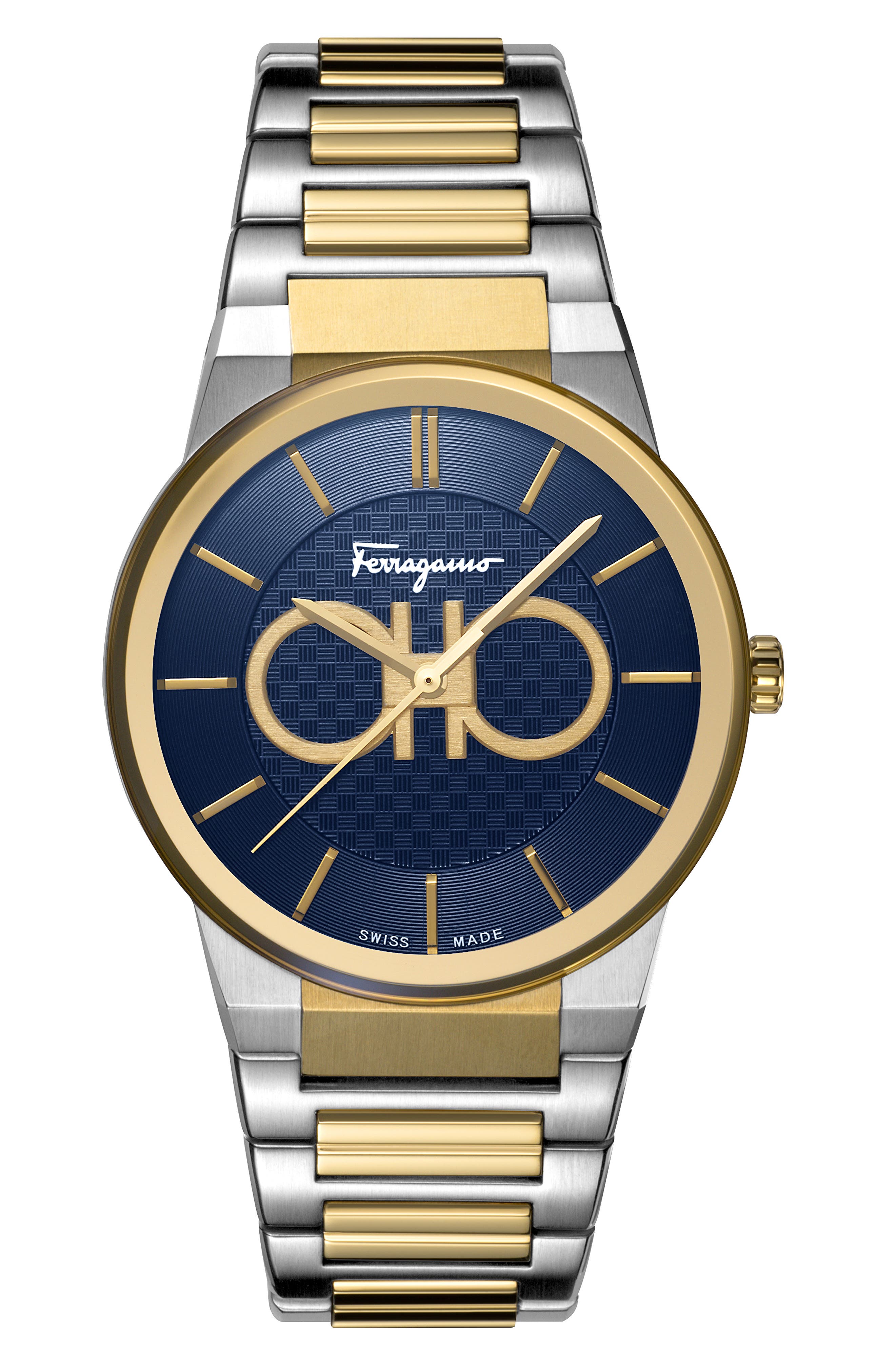 FERRAGAMO Salvatore Ferragamo Sapphire Bracelet Watch, 41mm | Nordstromrack