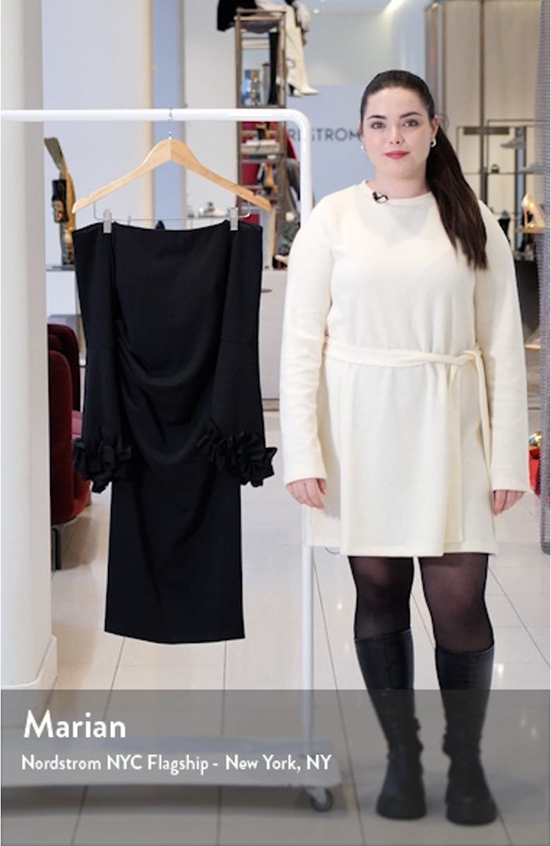 Xscape Evenings Off the Shoulder Long Sleeve Body-Con Dress | Nordstromrack