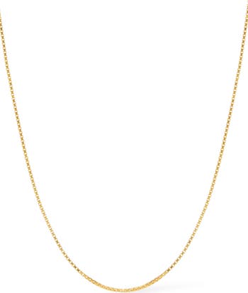 Ana Luisa Box Chain Necklace - Jo Gold | Nordstrom