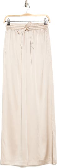 Splendid x Kate Young Stretch Silk Drawstring Pants | Nordstrom