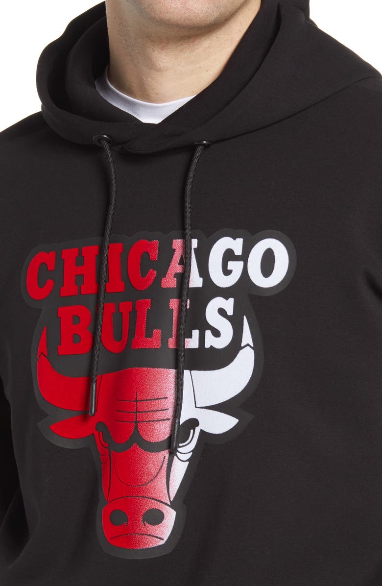 BOSS x NBA Wbounce 2 Chicago Bulls Logo Hooded Sweatshirt | Nordstromrack