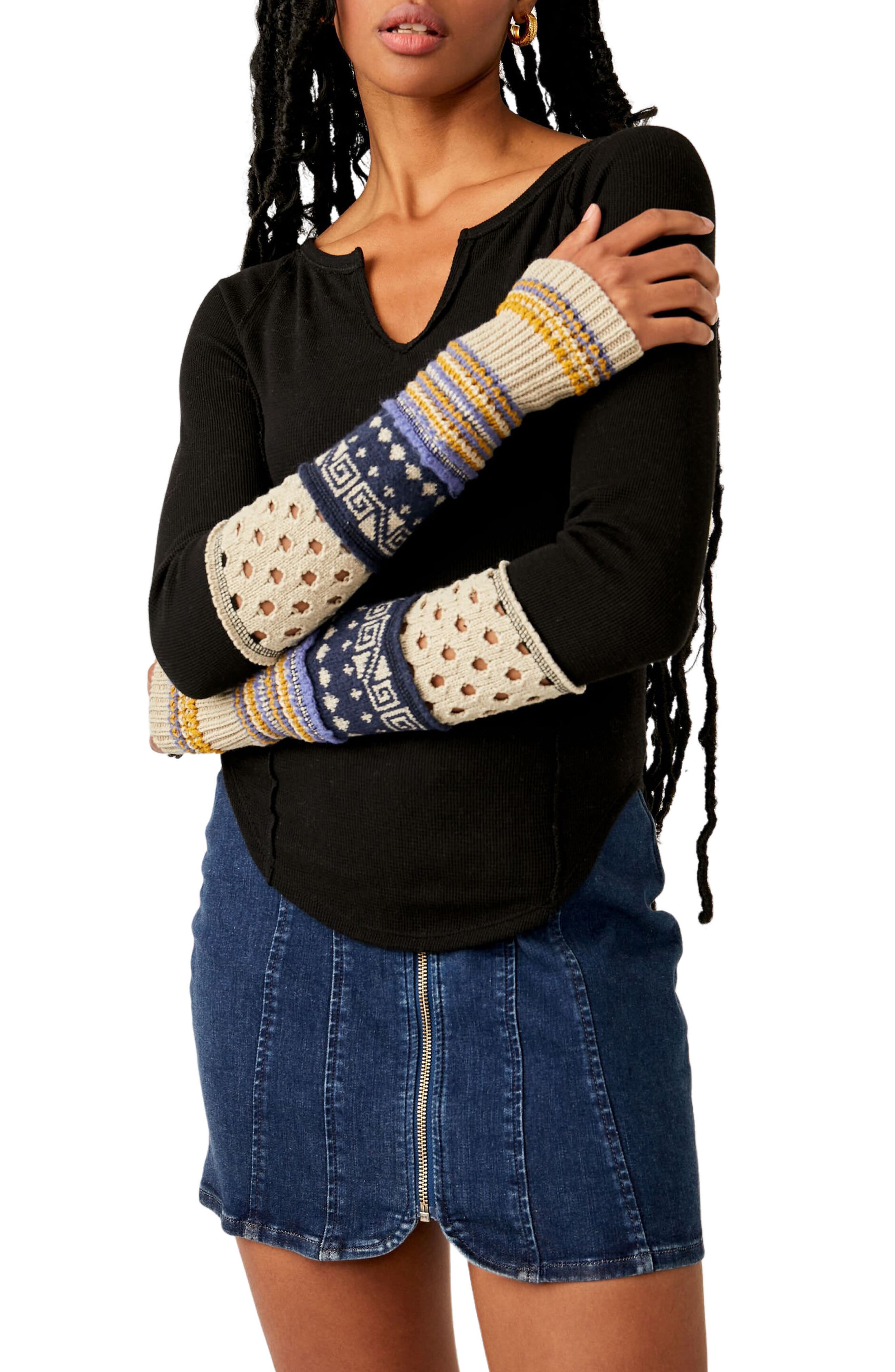 Free People Cozy Craft Cuff Thermal Top | Nordstromrack