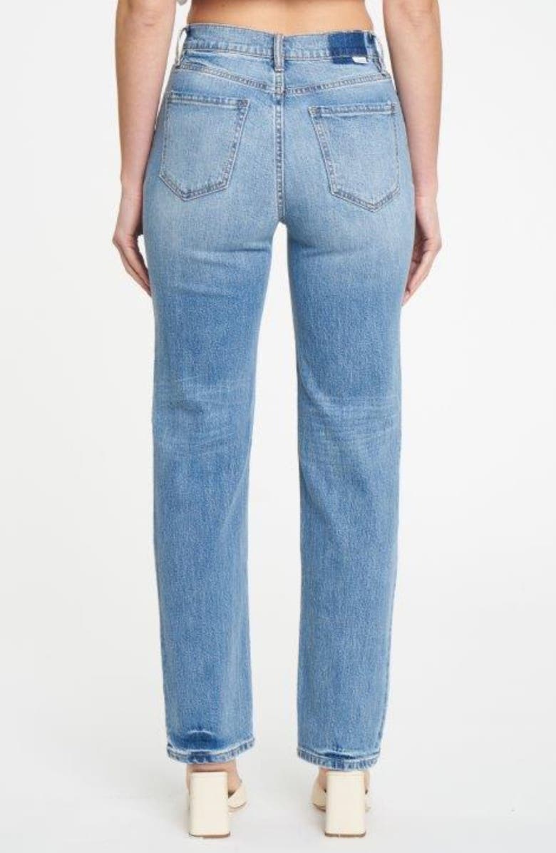 DAZE Sundaze Ripped High Waist Dad Jeans | Nordstromrack