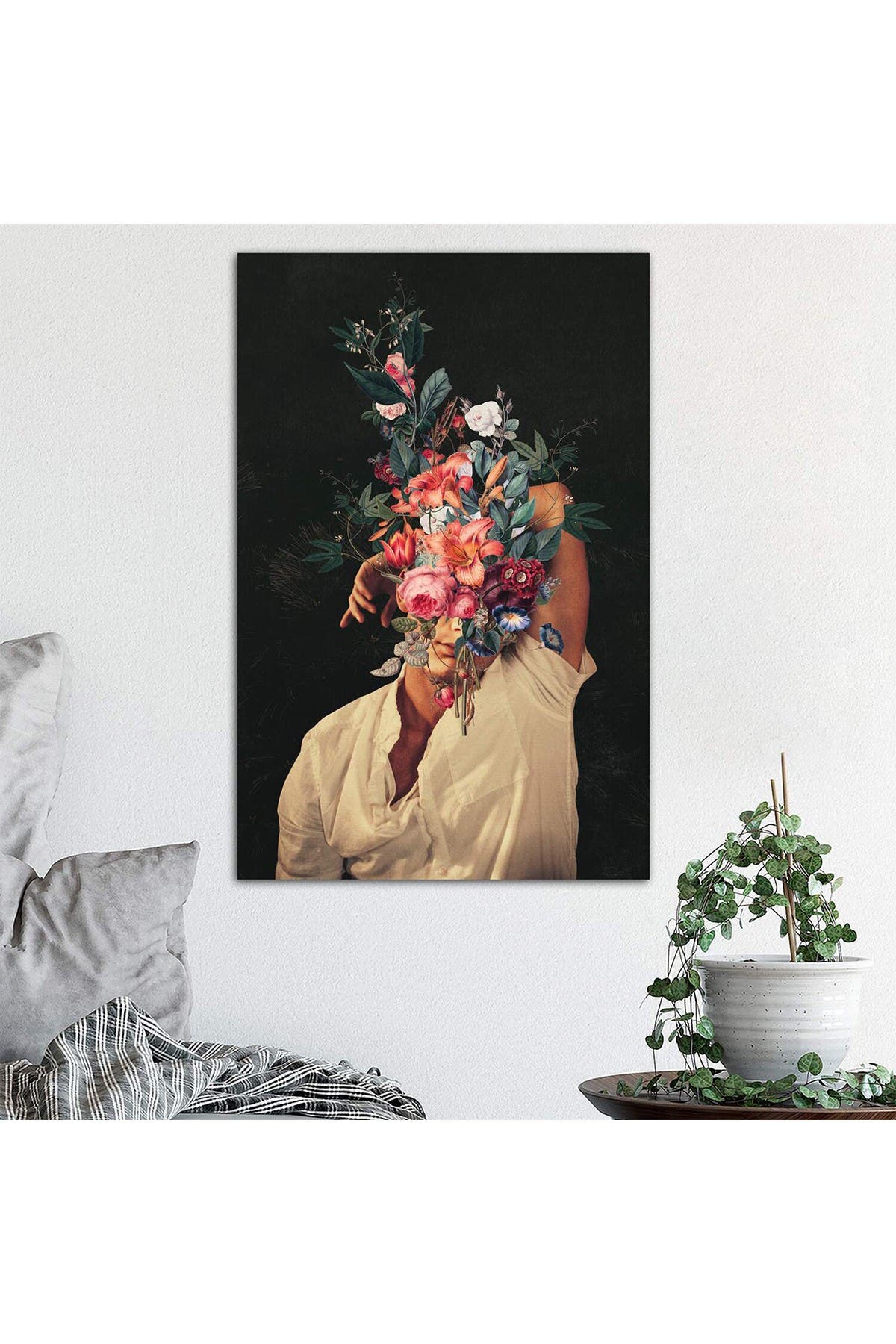iCanvas Roses Bloomed Every Time I Thought Of You by Frank Moth Canvas ...