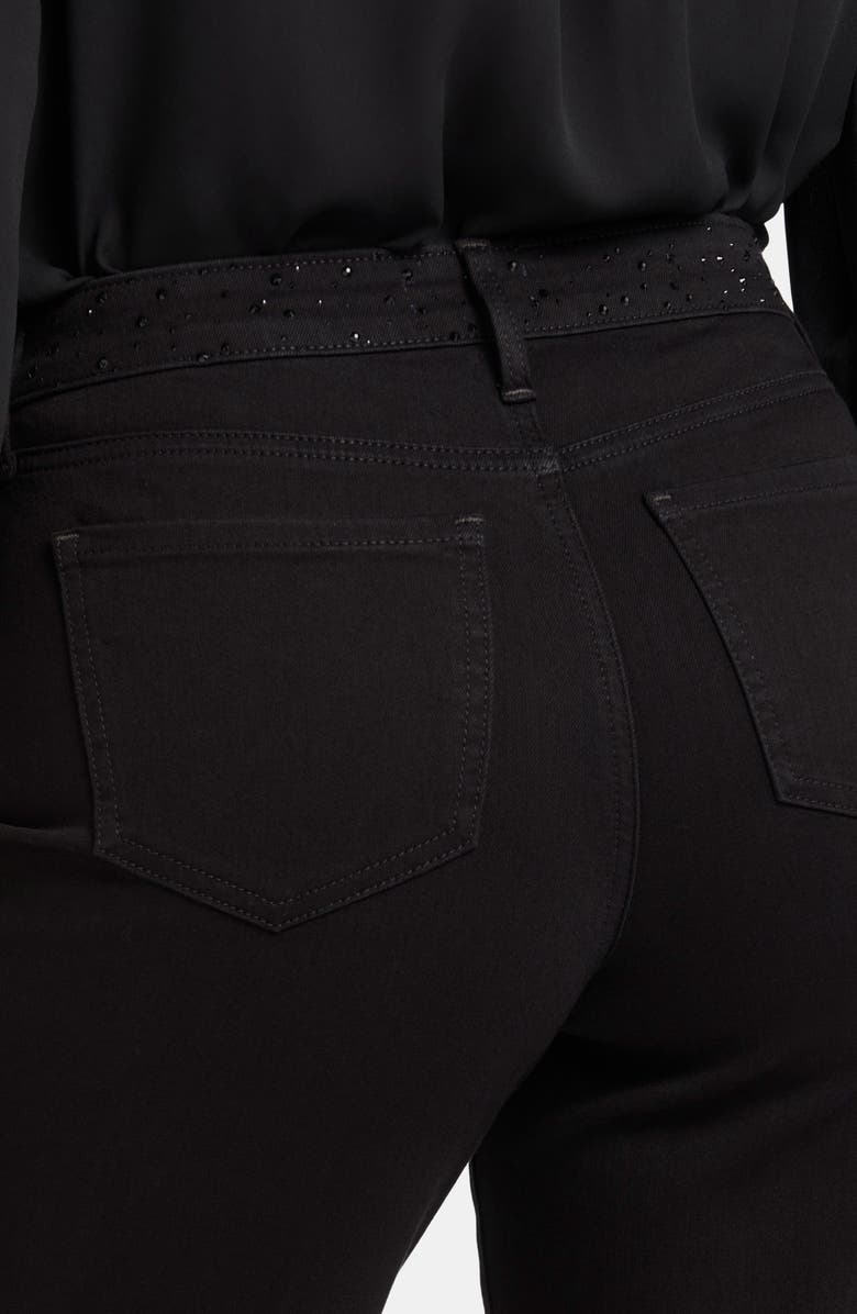 NYDJ Teresa Rhinestone Wide Leg Jeans | Nordstromrack