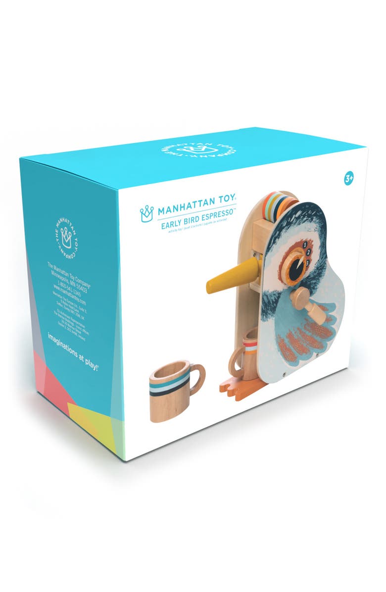 Manhattan Toy Early Bird Wooden Toy Espresso Maker Playset | Nordstrom