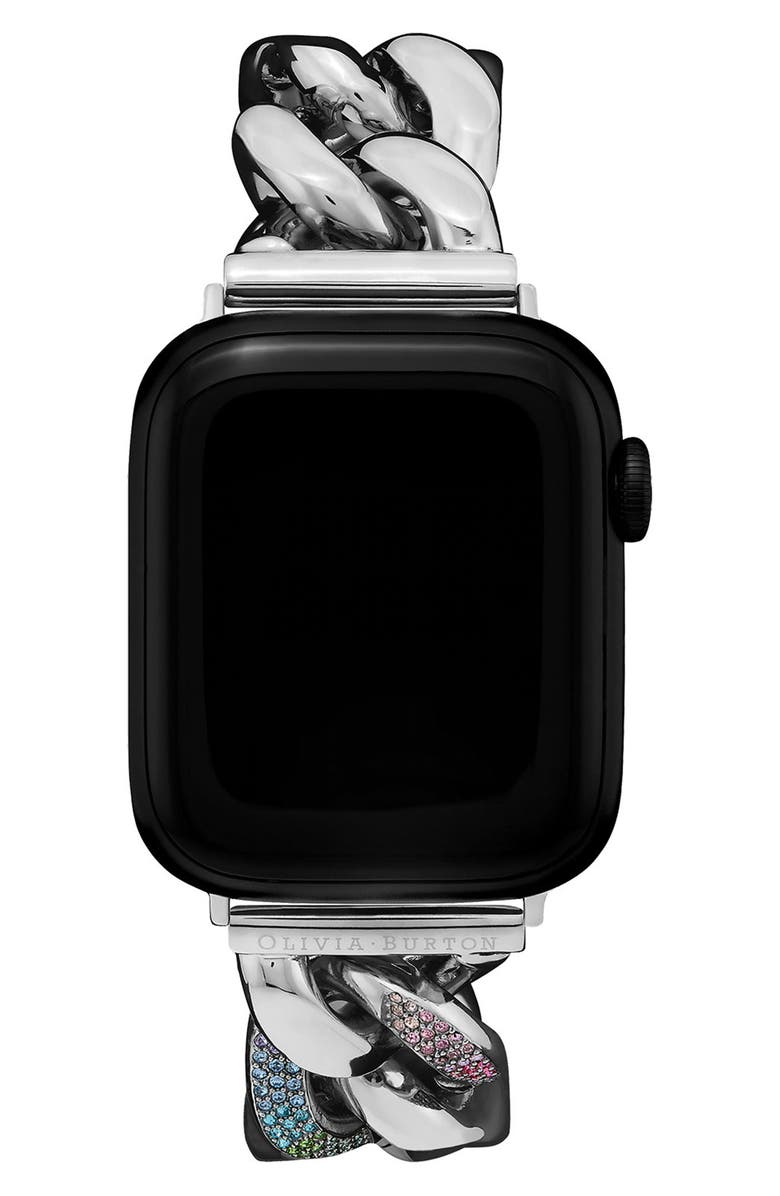 Olivia Burton Rainbow Crystal 20mm Apple Watch® Bracelet Watchband ...