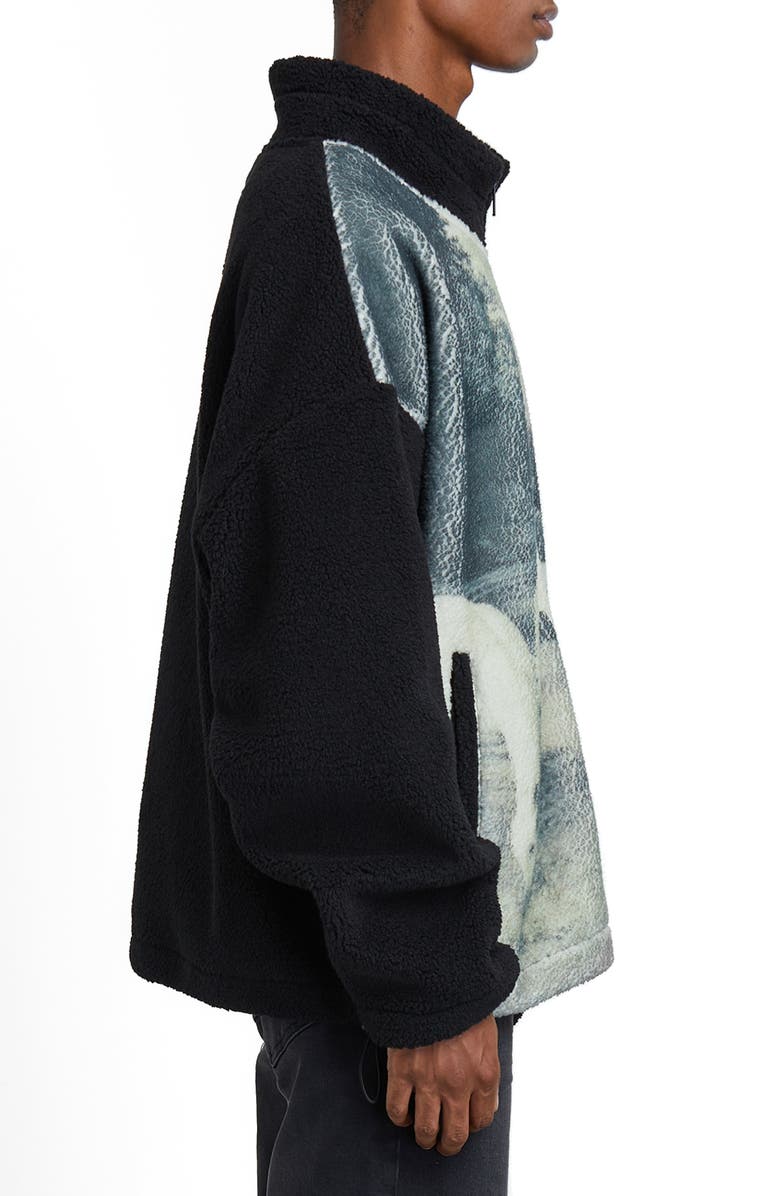 Profound Horses Oversize Fleece Jacket | Nordstromrack