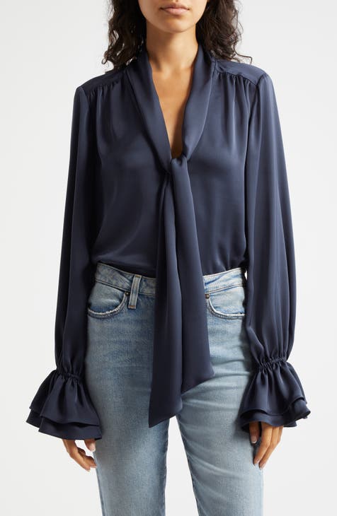 Women's Tie Neck Tops | Nordstrom