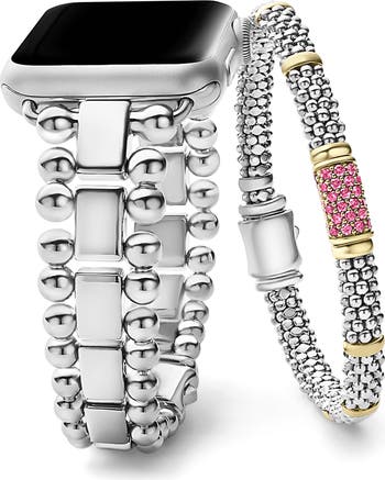 LAGOS Smart Caviar Apple Watch® Band & Rope Bracelet Set | Nordstrom