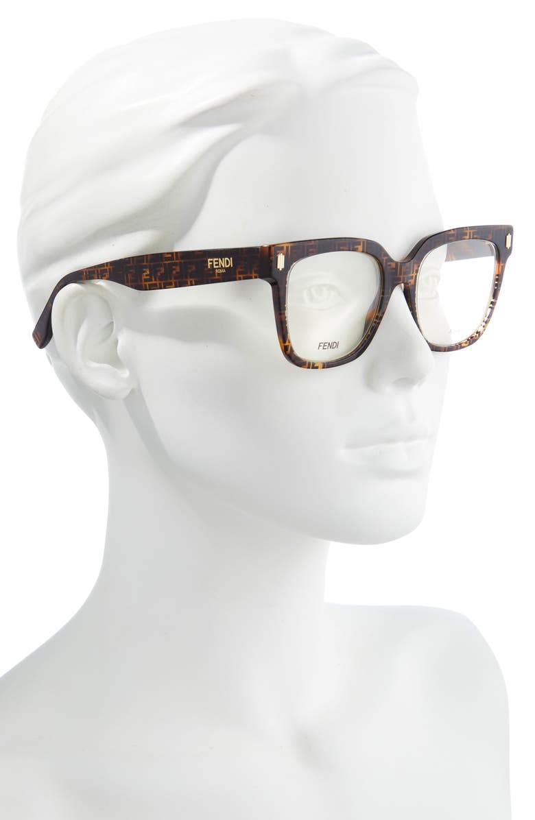 Fendi 51mm Square Optical Frames | Nordstromrack