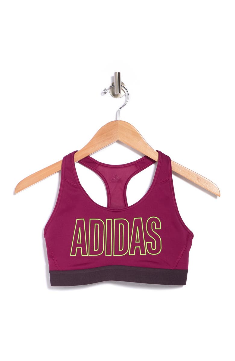 adidas Logo Racerback Sports Bra | Nordstromrack