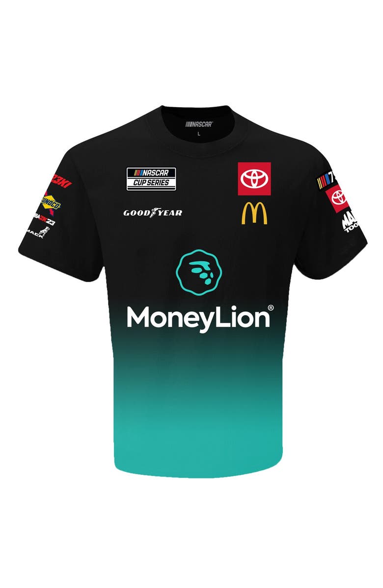 23XI Racing Men's 23XI Racing Black Tyler Reddick MoneyLion Sublimated ...
