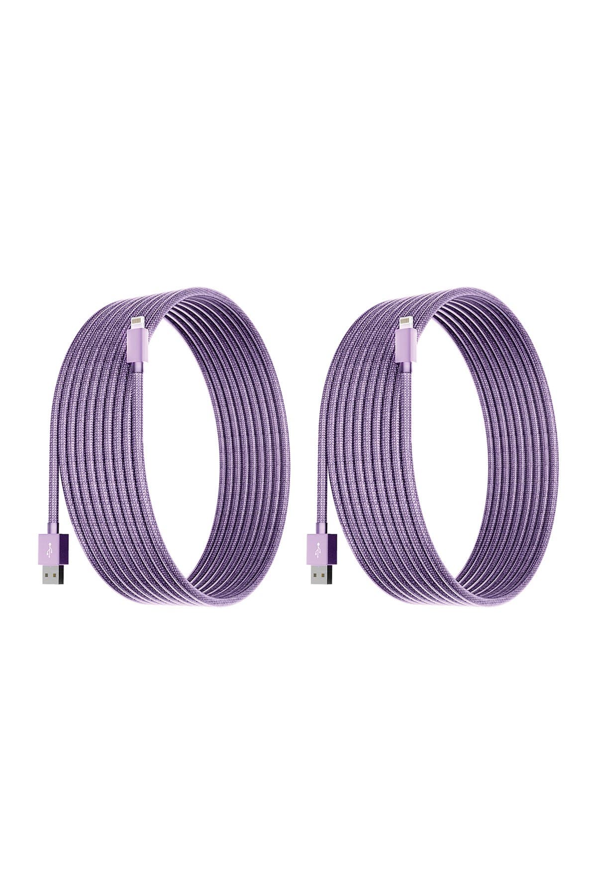 The Posh Tech Light Purple 6 Ft Apple Certified Charge N Sync Lightning ...