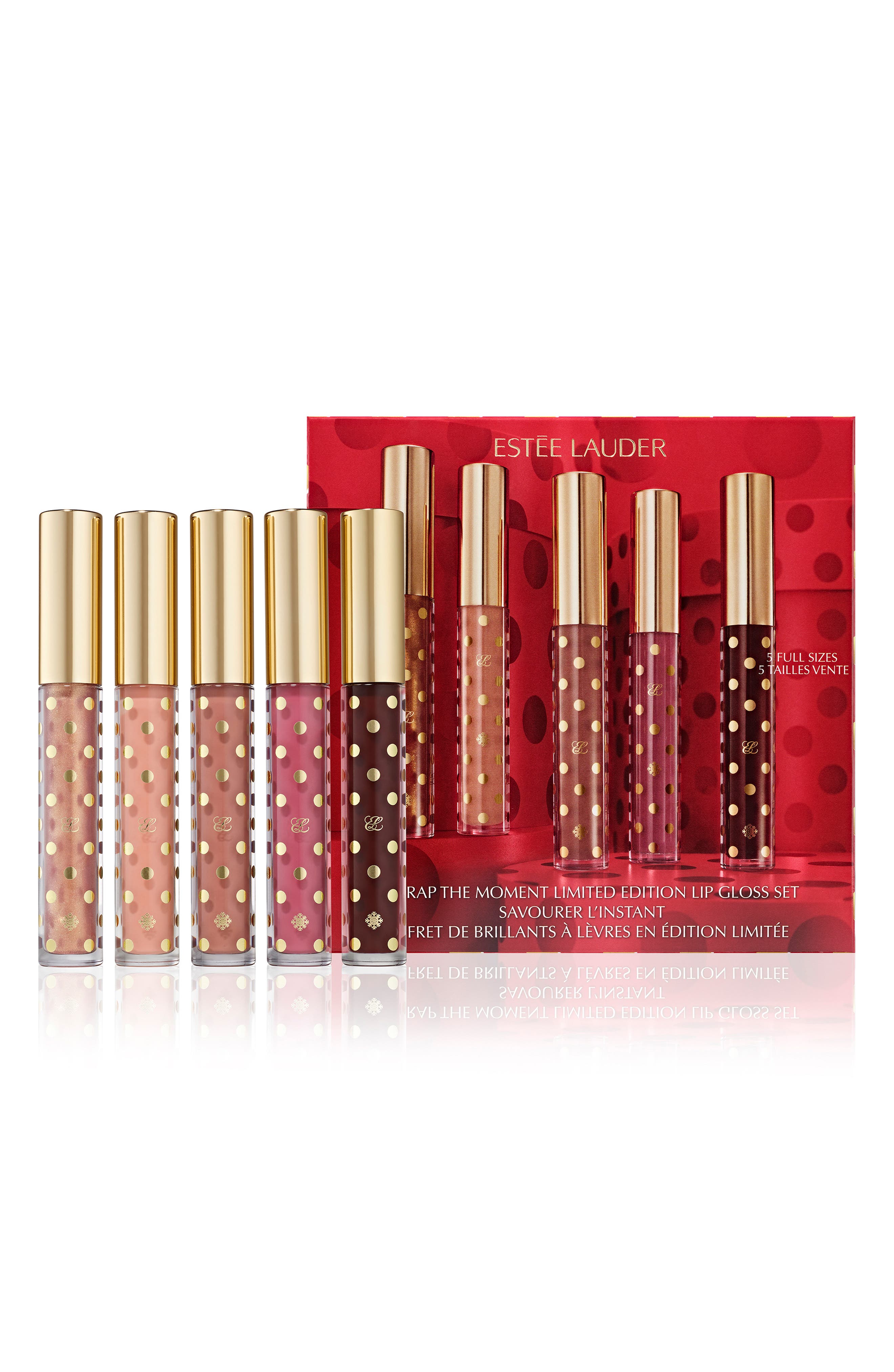Estée Lauder Unwrap The Moment Holiday Lip Gloss Gift Set $125 Value ...