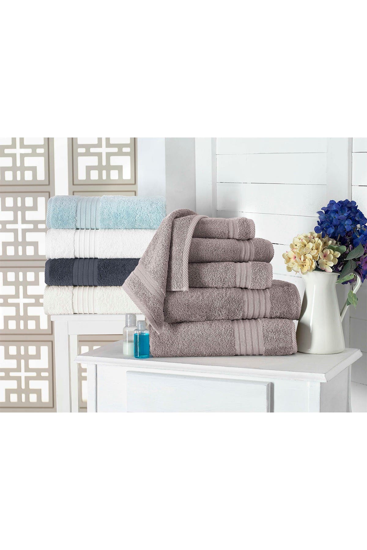 ENCHANTE HOME Luna Turkish Towel 6-Piece Set | Nordstromrack